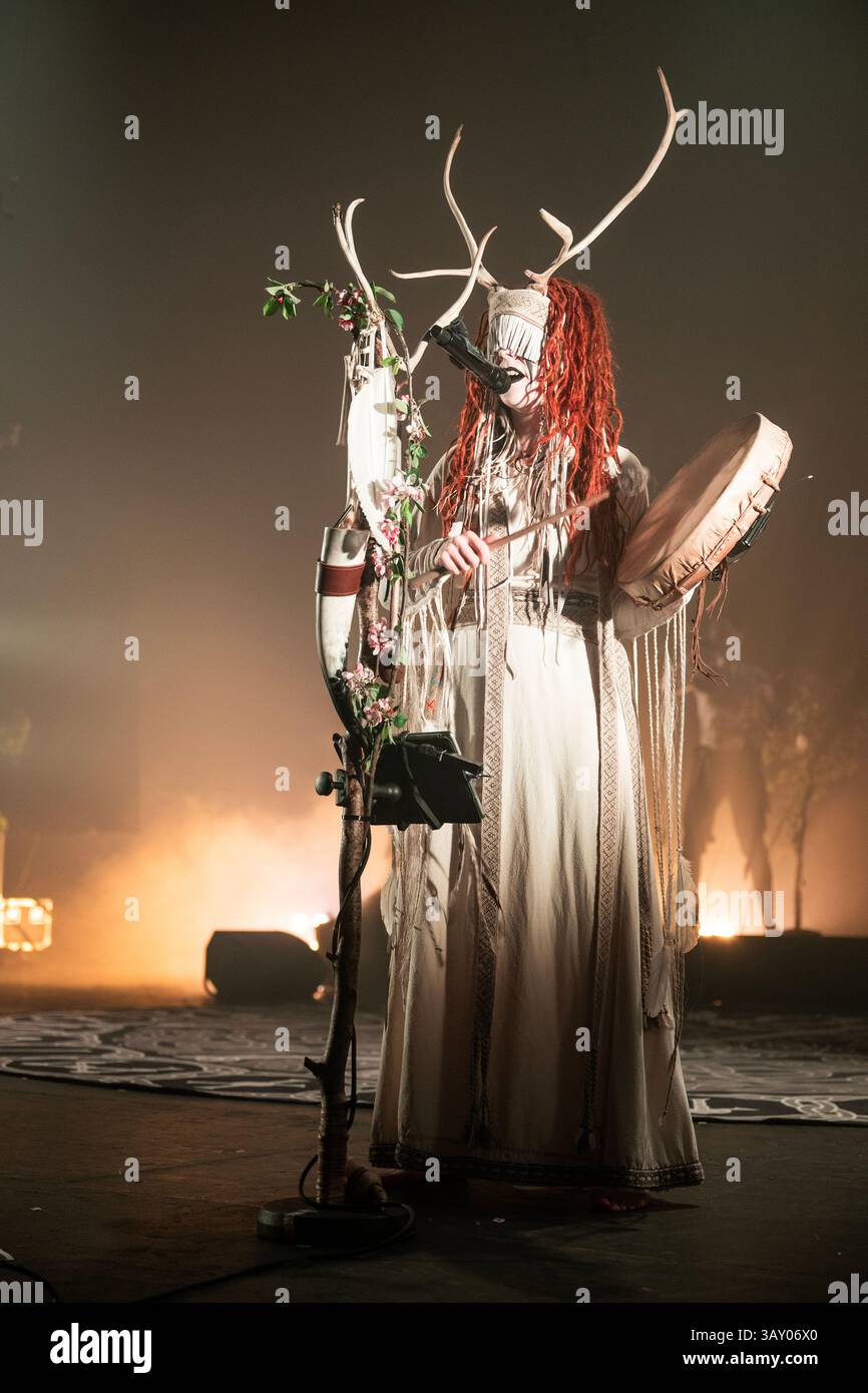 Heilung perform at the O2 Apollo, Manchester 2025-04-21 Stock Photo - Alamy