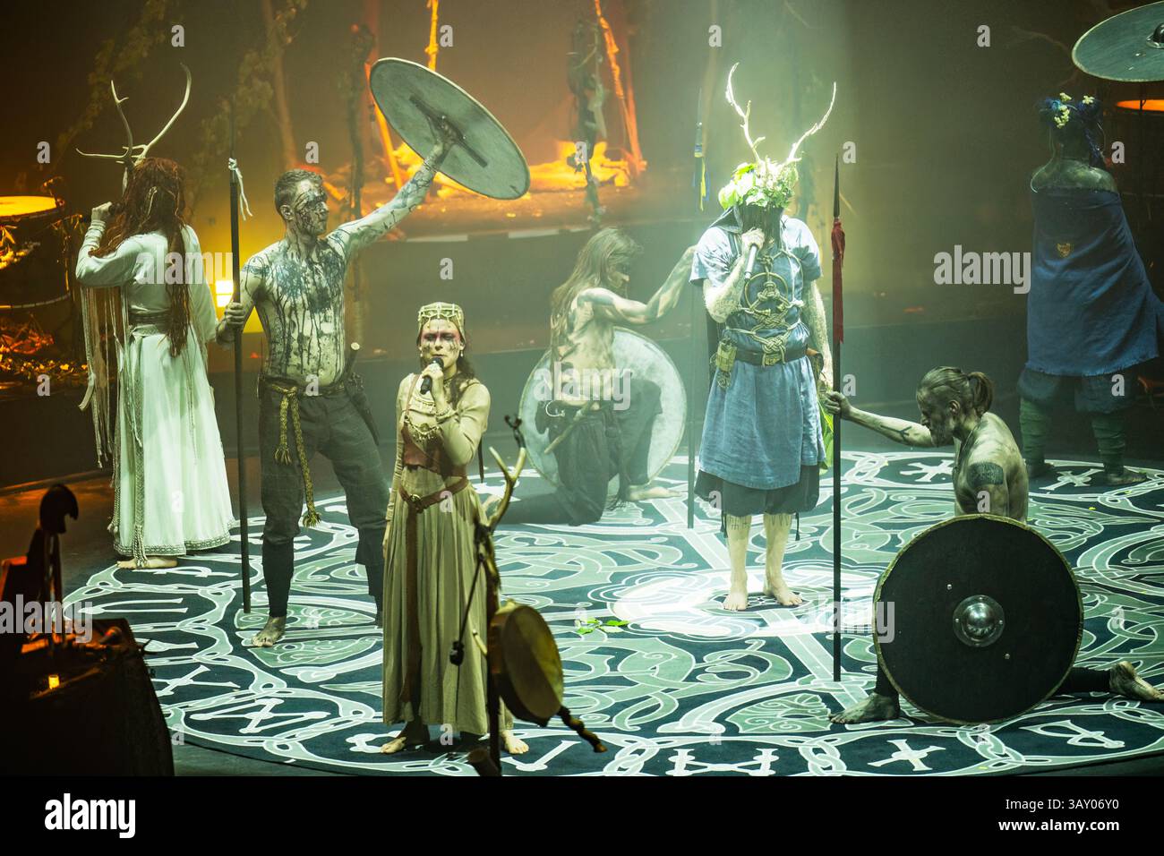 Heilung perform at the O2 Apollo, Manchester 2025-04-21 Stock Photo - Alamy
