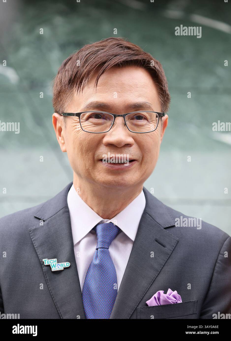 Yushan Digital Tech Chairman Huang Zhifang attends the opening ceremony ...