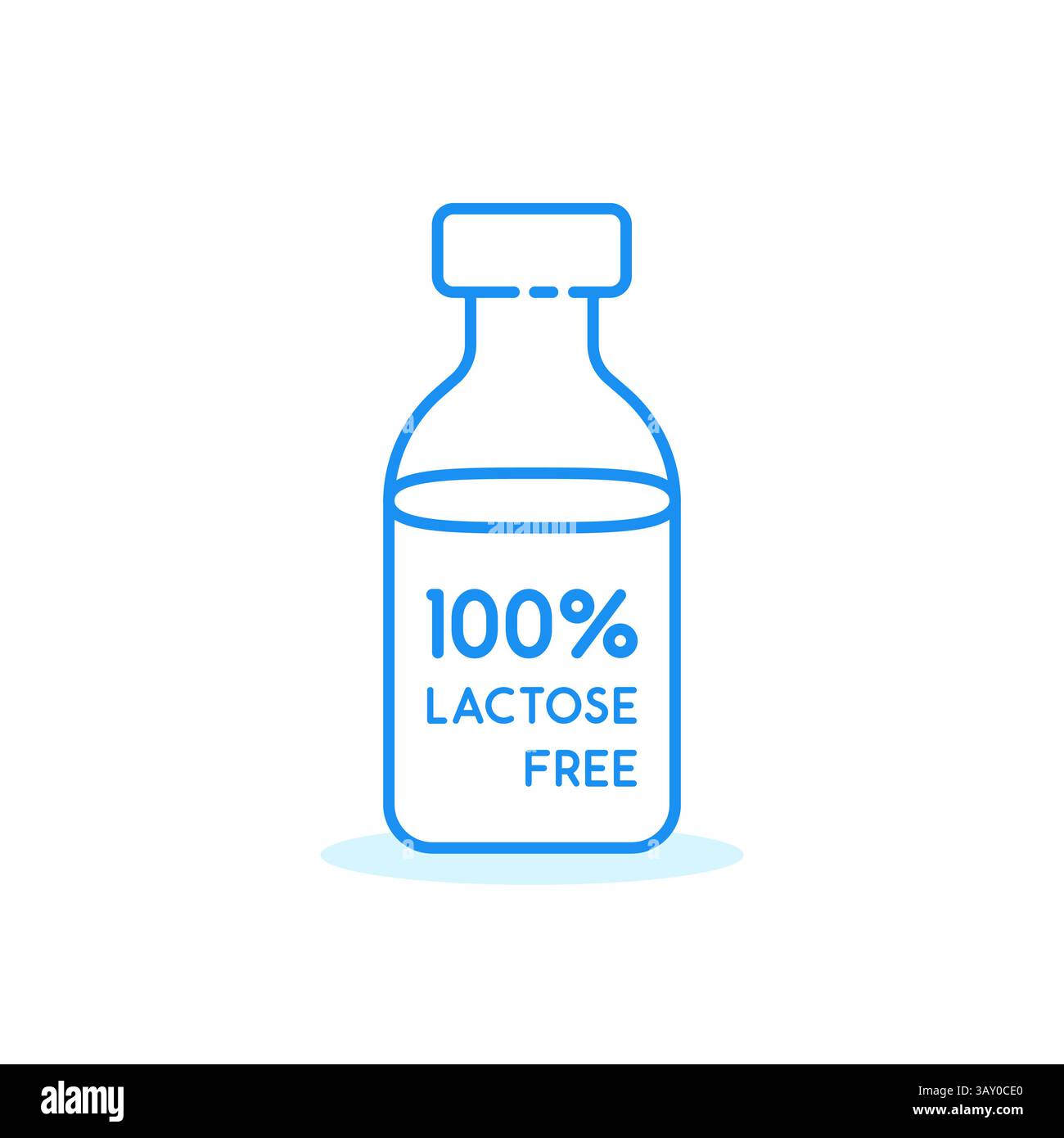 Lactose free yogurt Stock Vector Images - Alamy