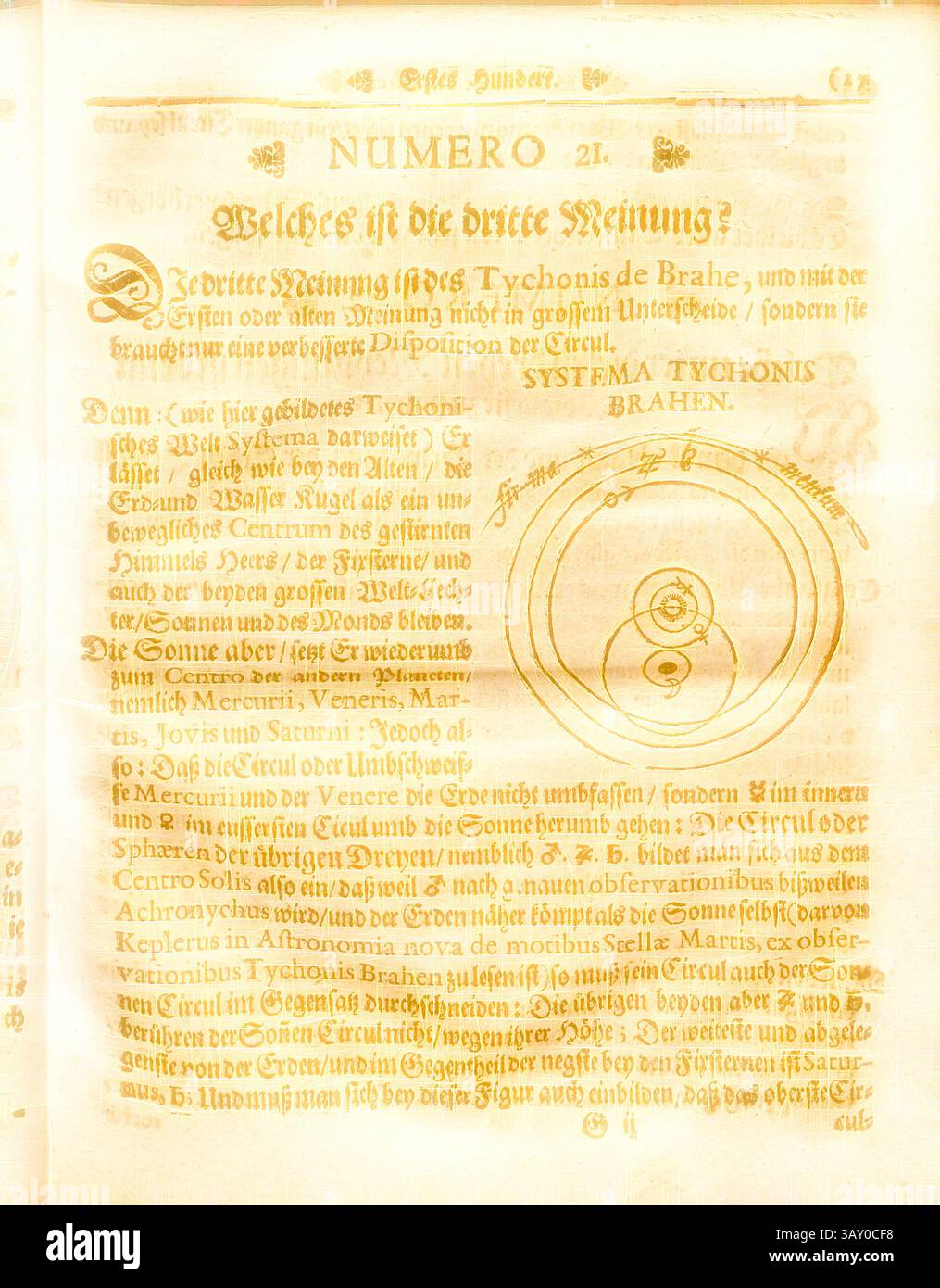 Detailed layout reflect historical scientific discourse hi-res stock ...