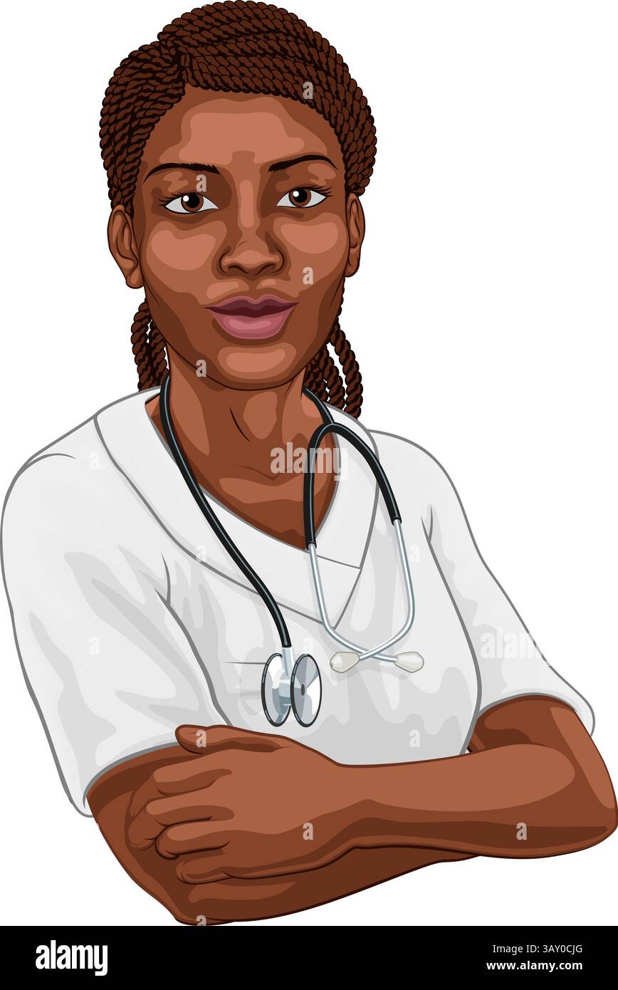 African healthcare professionals Stock Vector Images - Alamy