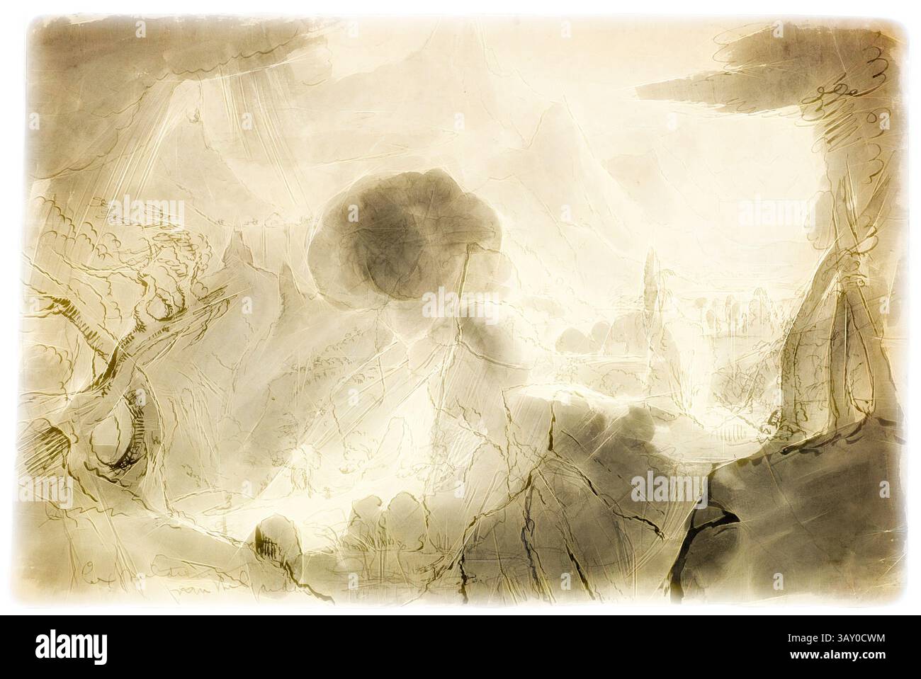 The garden of eden cole Cut Out Stock Images & Pictures - Alamy