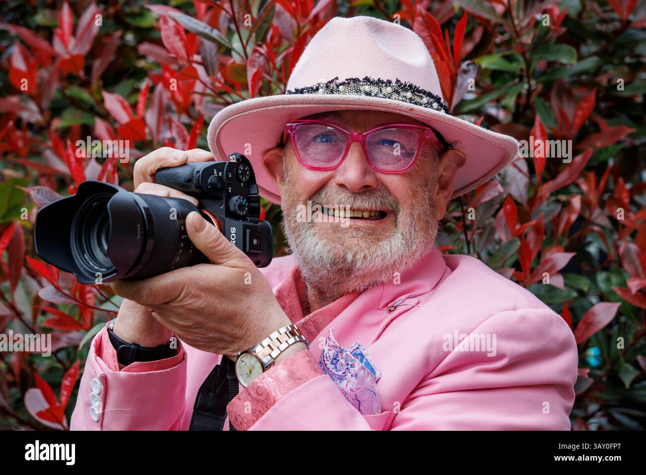 Aidan Murray, partially sighted photographer at his home in west ...