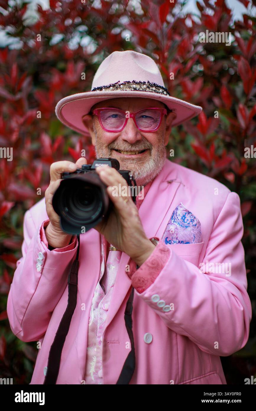 Aidan Murray, partially sighted photographer at his home in west ...