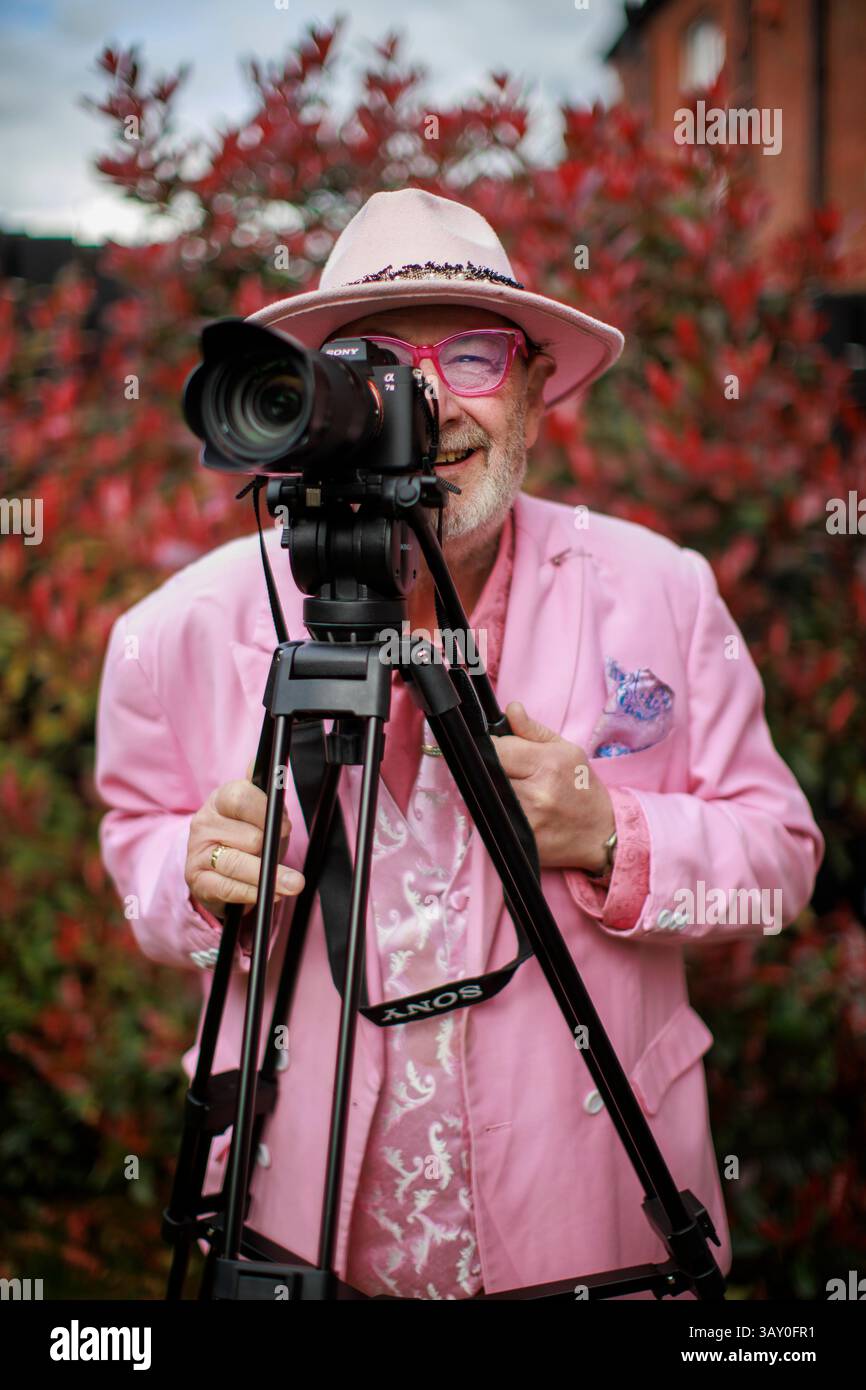 Aidan Murray, partially sighted photographer at his home in west ...