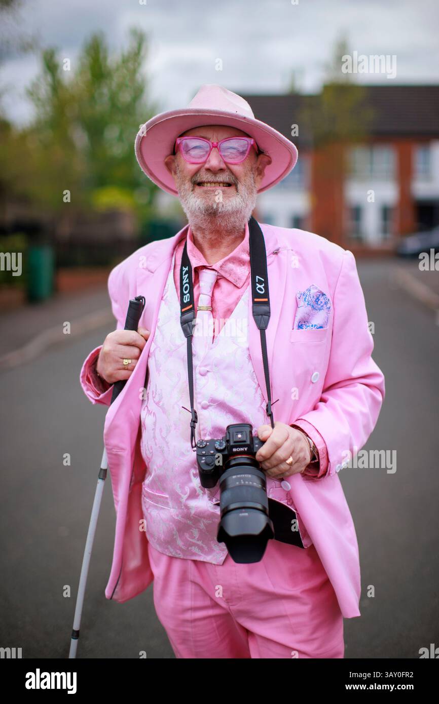 Aidan Murray, partially sighted photographer at his home in west ...