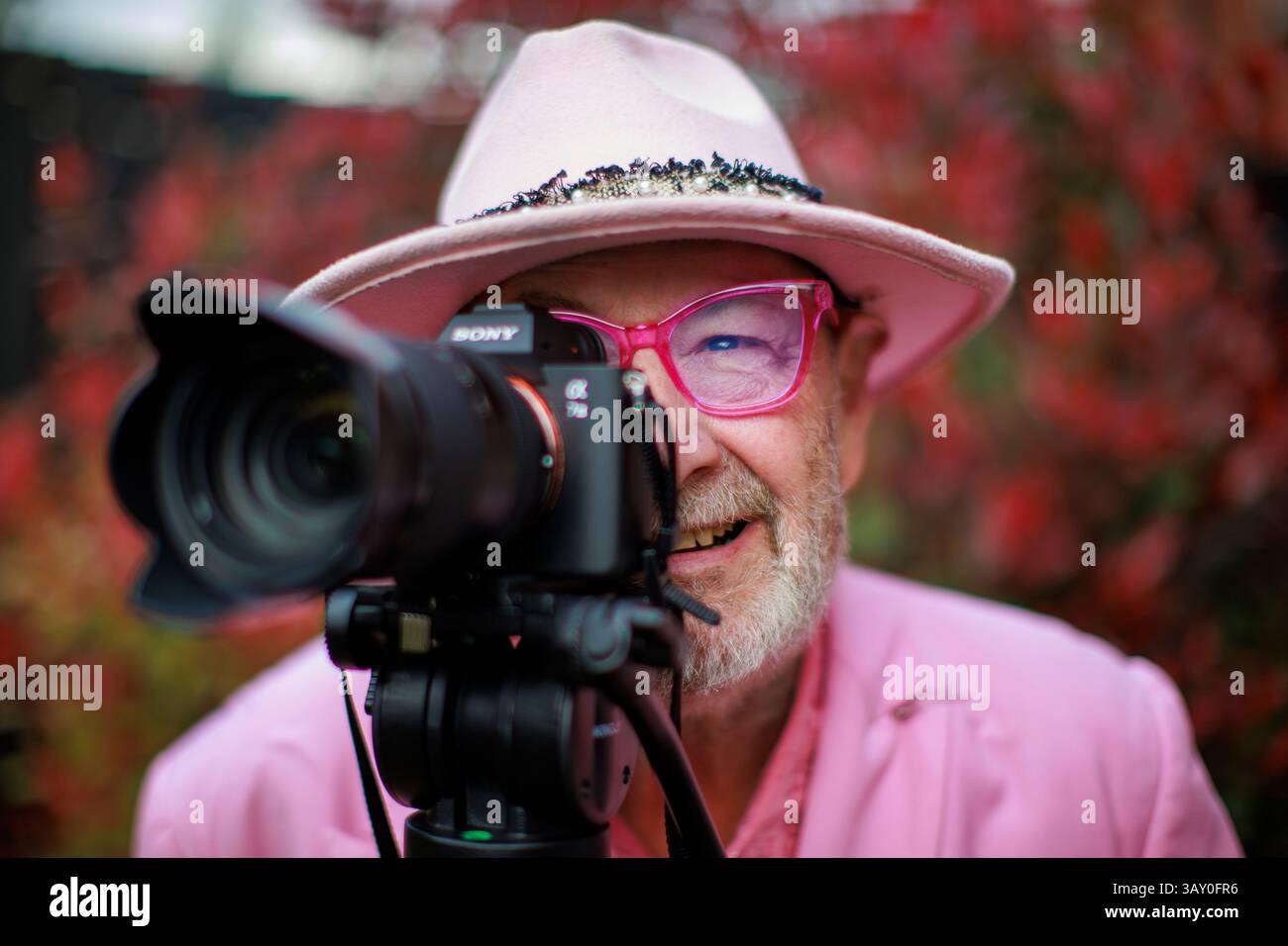 Aidan Murray, partially sighted photographer at his home in west ...