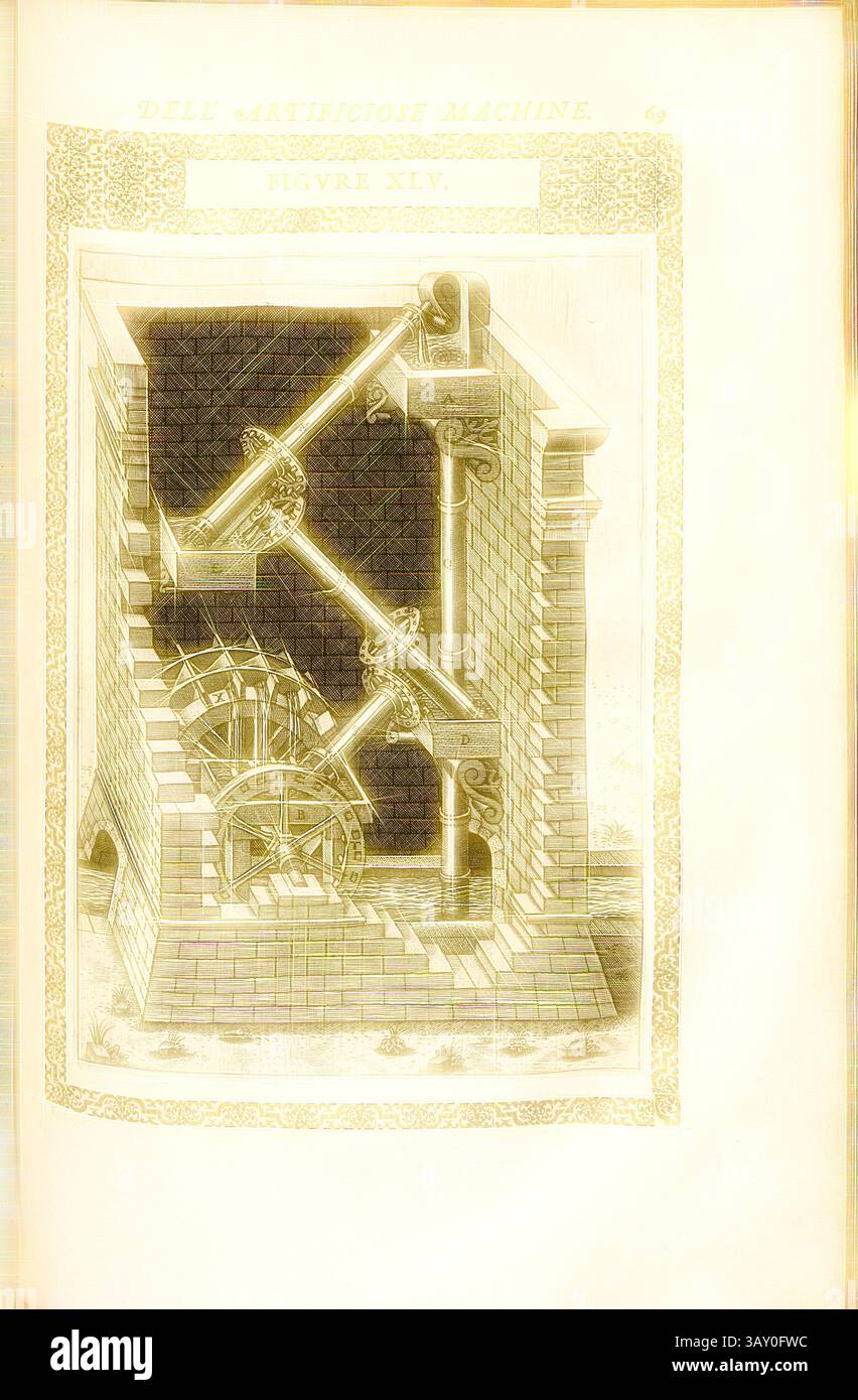 An intricate illustration depicting a mechanical contraption with ...