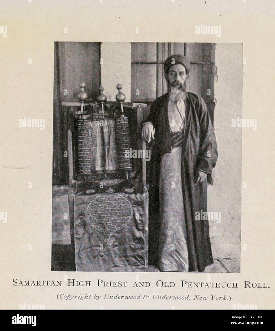 Samaritan High Priest and Old Pentateuch scroll from Orientalisms in ...