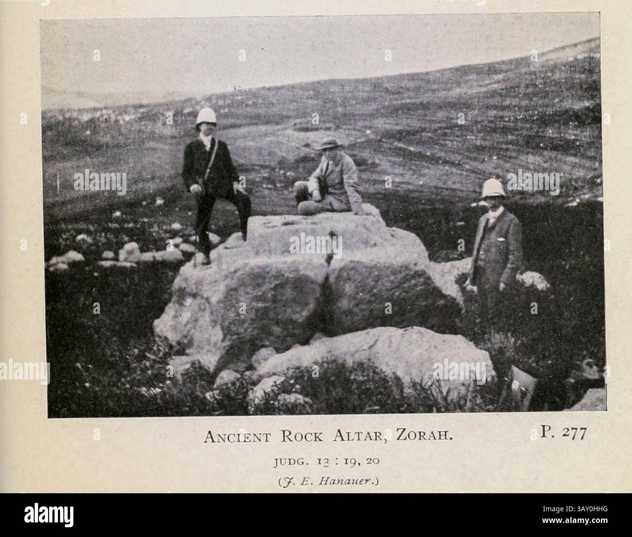 Ancient rock Altar, Zorah from Orientalisms in Bible Lands by EDWIN ...
