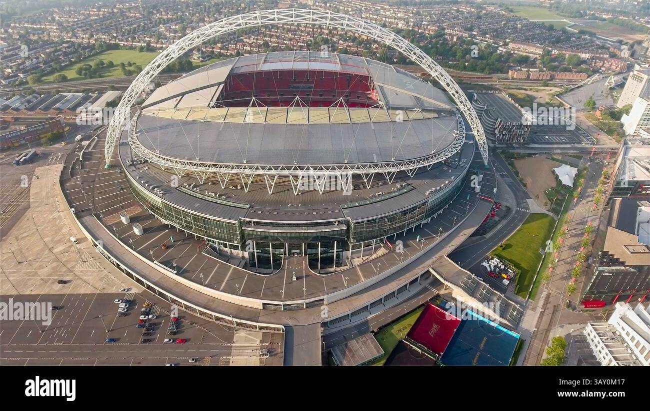 Drone photo wembley hi-res stock photography and images - Alamy