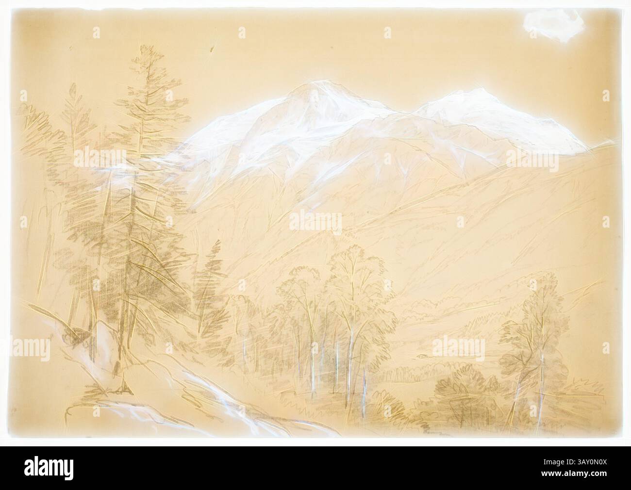 Hud snow mountains Cut Out Stock Images & Pictures - Alamy
