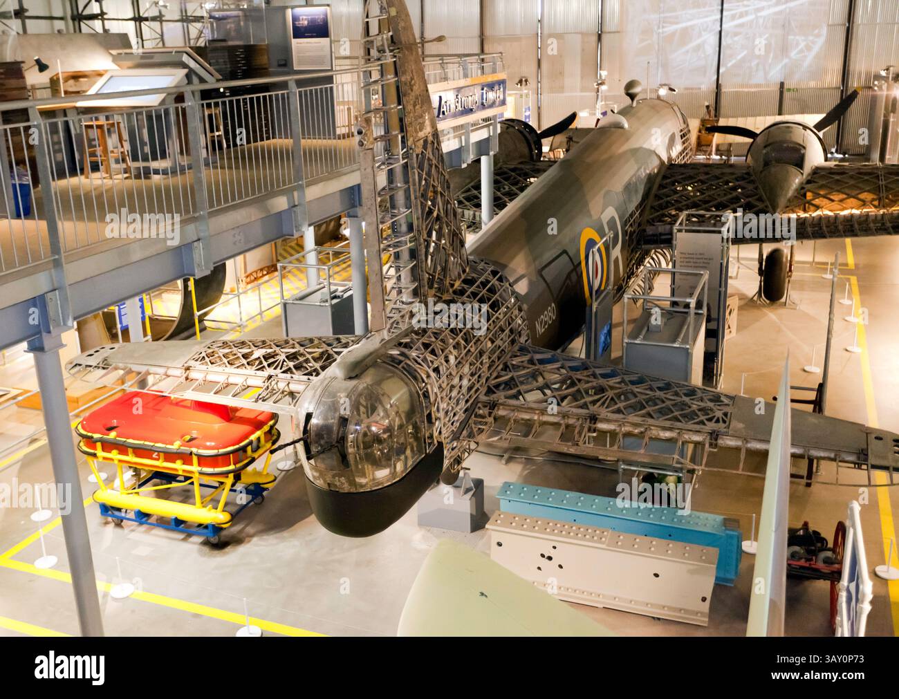 Raf vickers wellington rear gunner hi-res stock photography and images ...