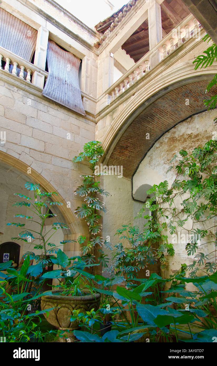 Interior of the patio of the historical civilian building Mirabel ...