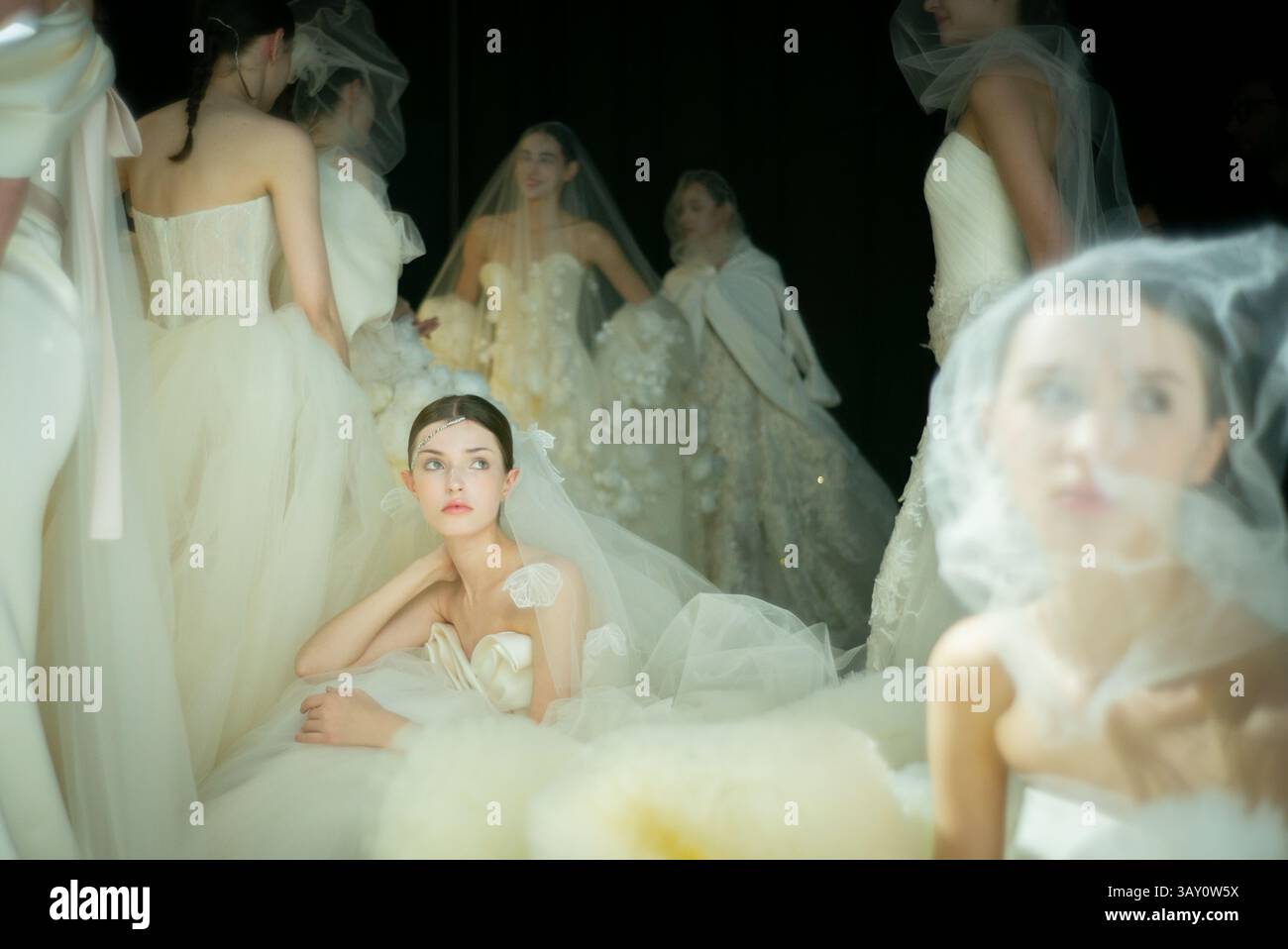 SHANGHAI, CHINA - MARCH 29, 2025 - A view of WANG FENG COUTURE at ...