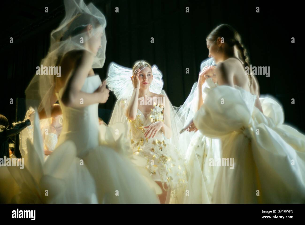 SHANGHAI, CHINA - MARCH 29, 2025 - A view of WANG FENG COUTURE at ...