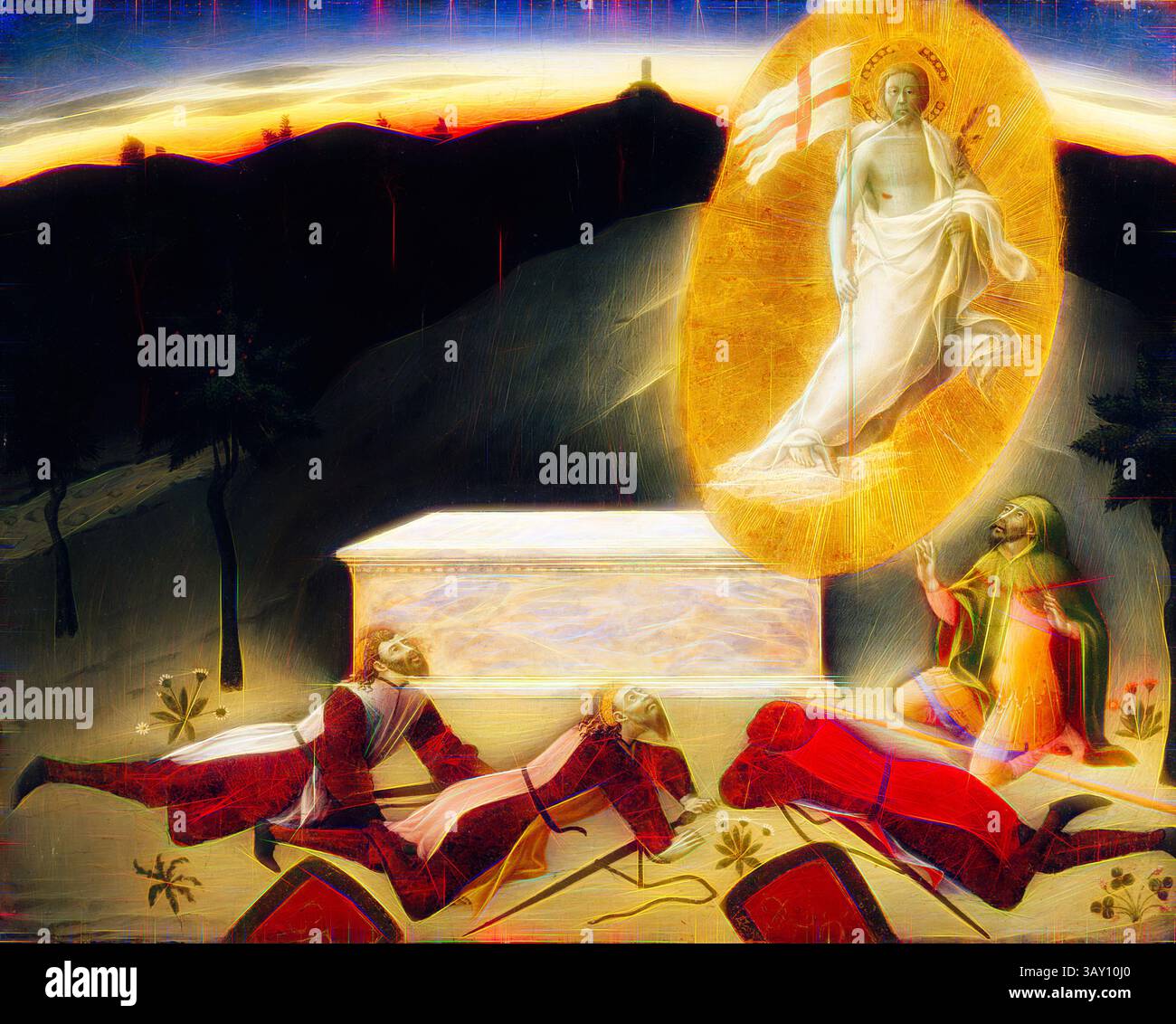 Radiant figure in white emerging hi-res stock photography and images ...