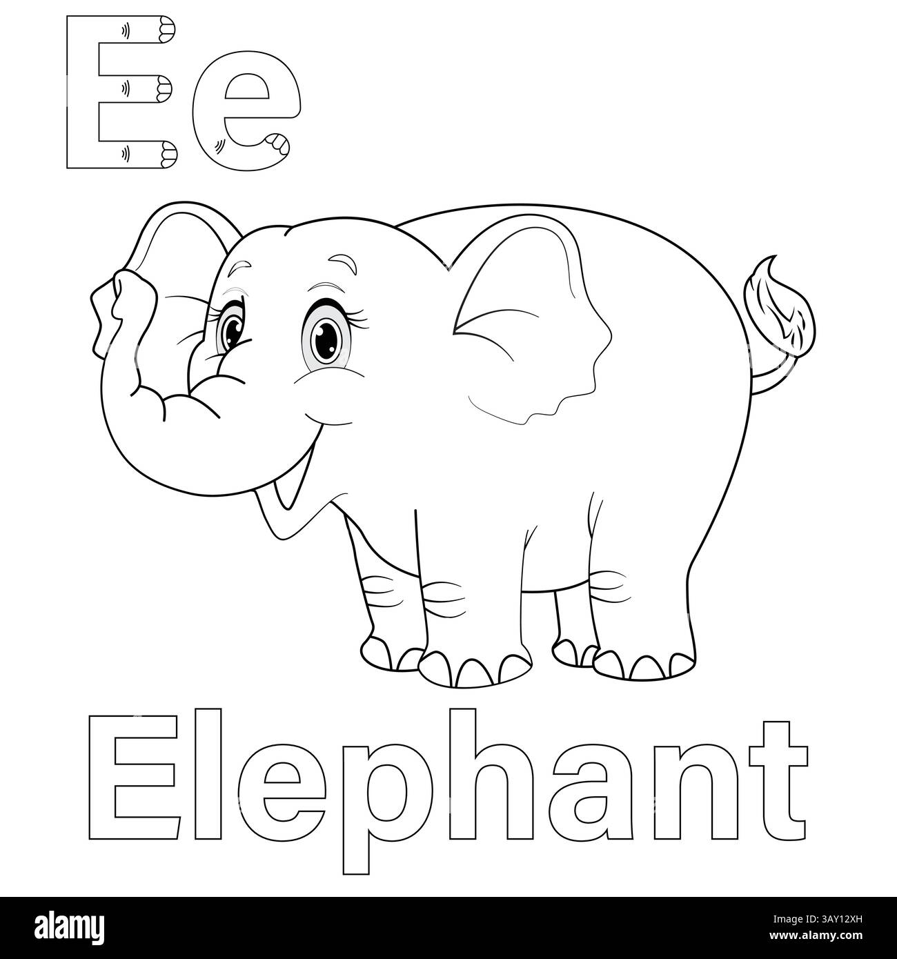 Abc worksheet tracing alphabet hi-res stock photography and images - Alamy