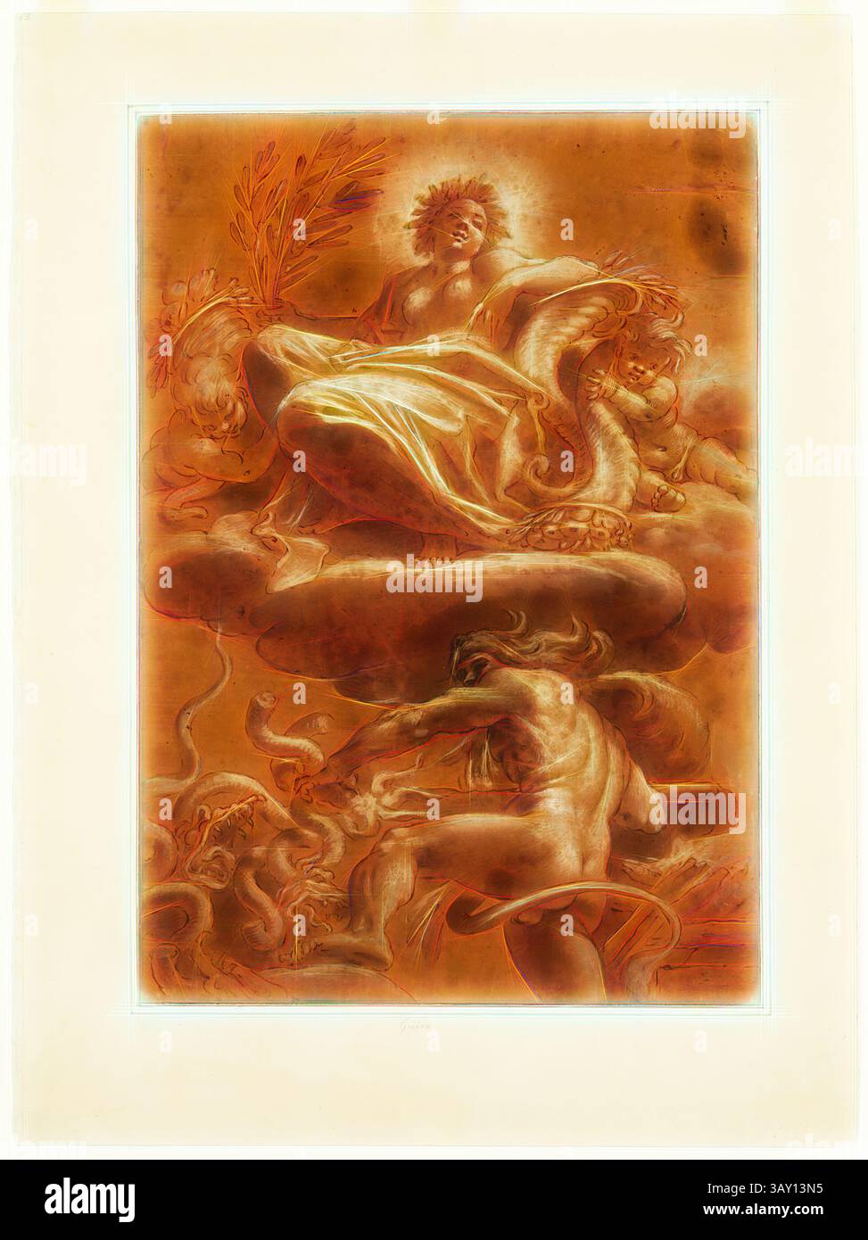 Divine figure reclines majestically hi-res stock photography and images ...