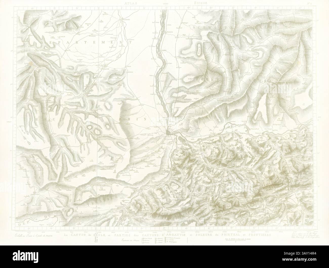 A detailed topographic map featuring intricate contours and elevations ...