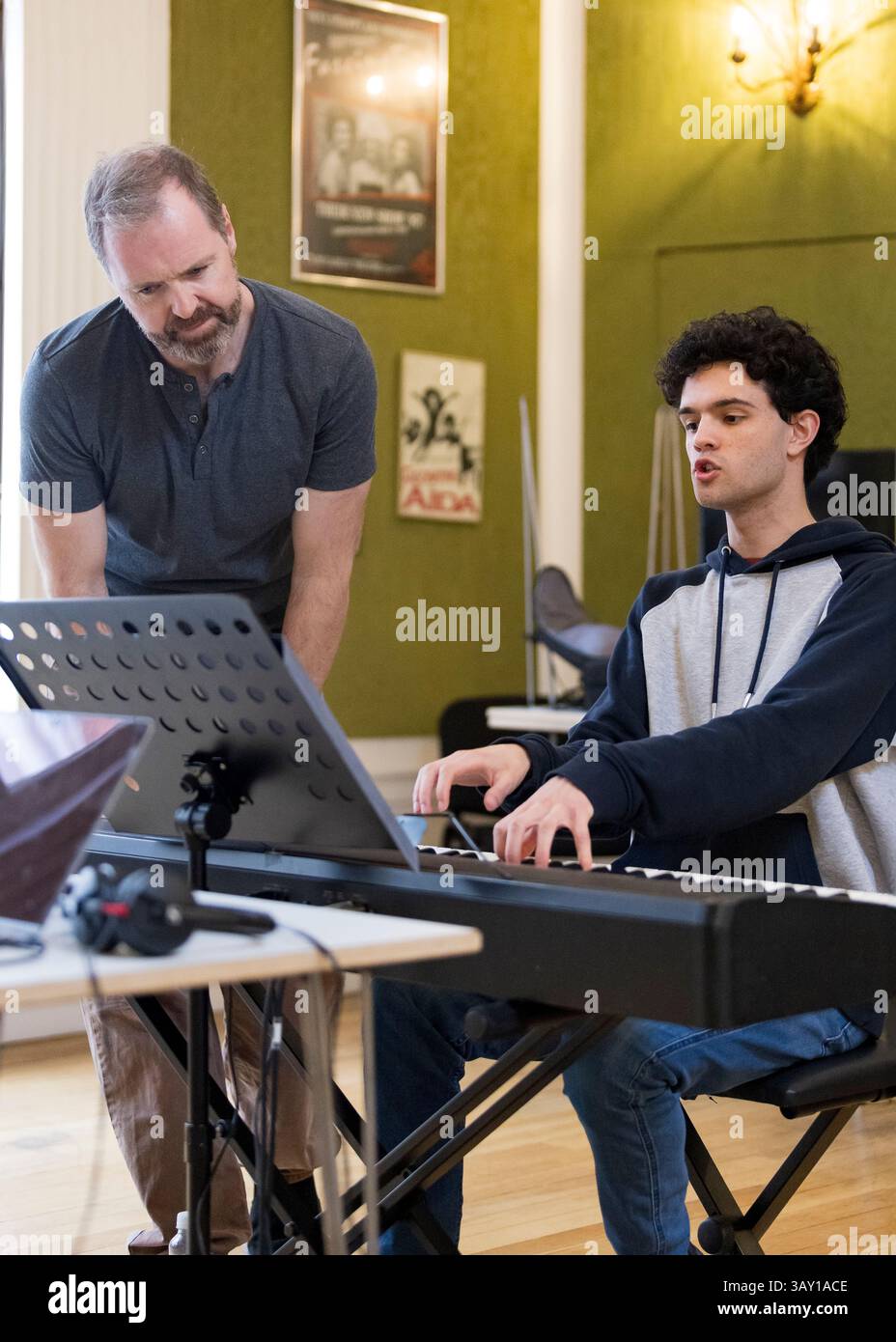 Alexander Evans and Mal Owen singing a duet for West End Introducing ...