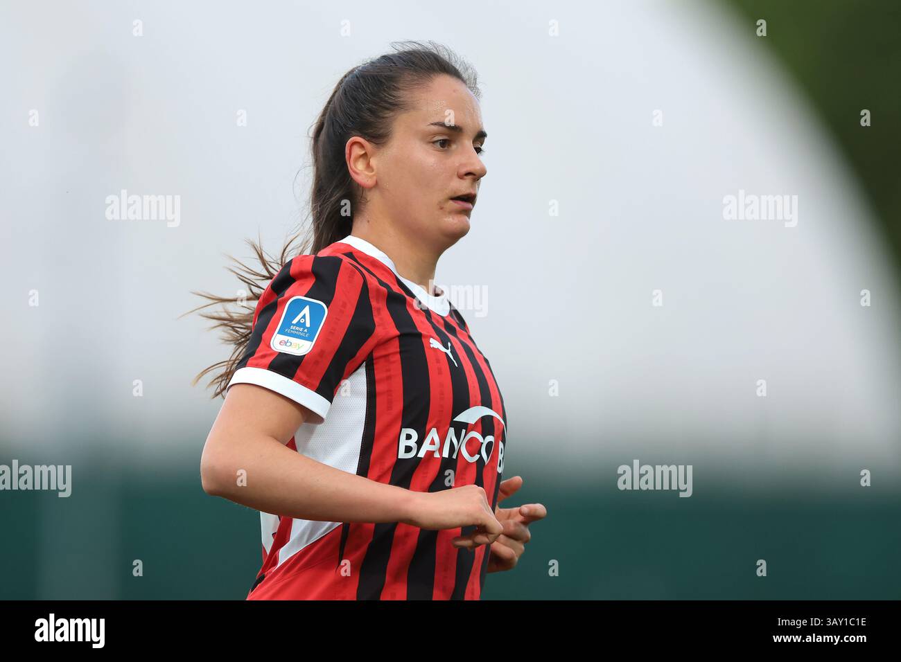 Biella, Italy. 18th Apr, 2025. Silvia Rubio Avila of AC Milan during ...