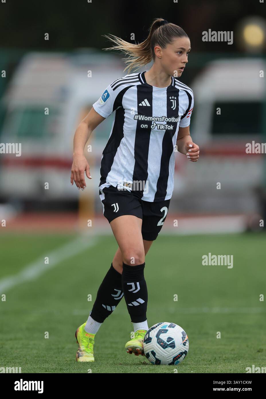 Biella, Italy, 18th April 2025. Viola Calligaris of Juventus during the ...