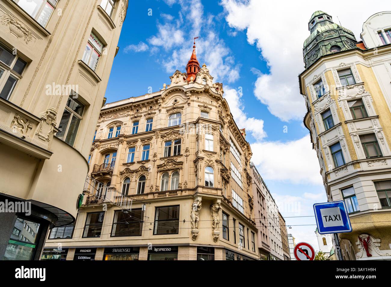 Elegant historic building between Janska and Masarykova streets, just ...