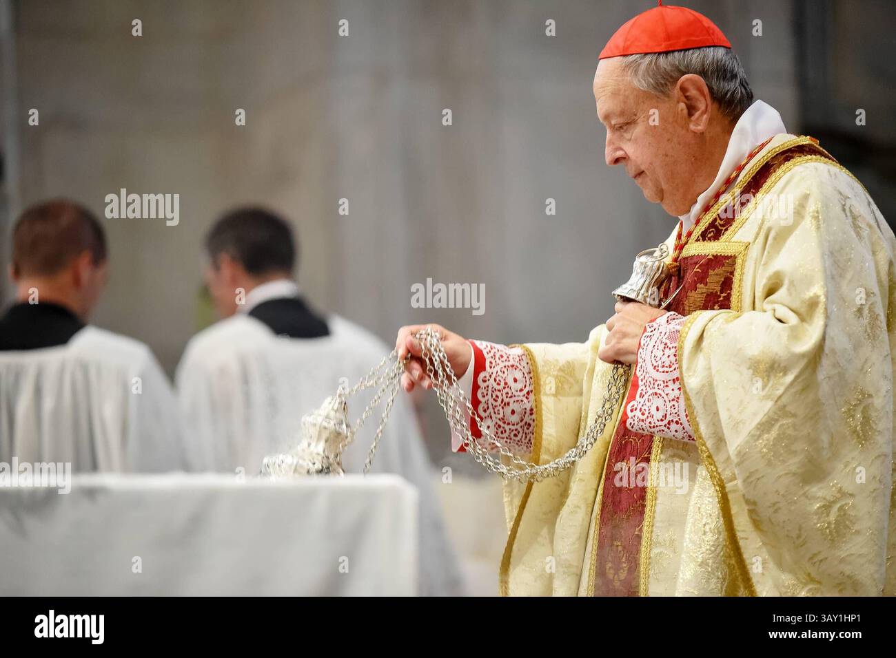 How, Italy. 22nd Apr, 2025. Como - Como the new cardinal Oscar Cantoni ...