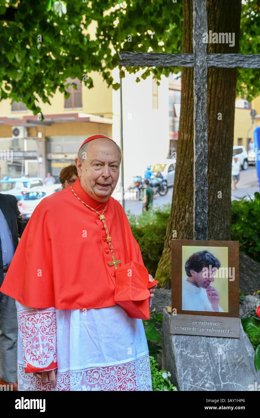 How, Italy. 22nd Apr, 2025. Como - Como the new cardinal Oscar Cantoni ...