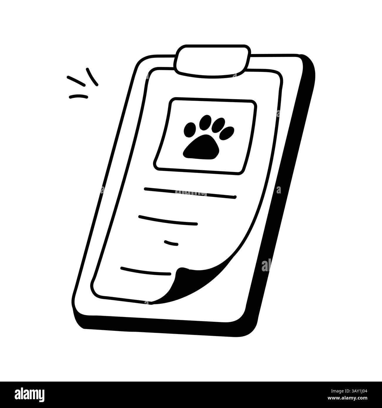 Take a look at this amazing icon of pet health report in trendy style ...