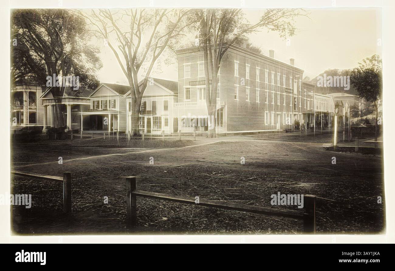 A historic campus scene featuring a notable building surrounded by ...