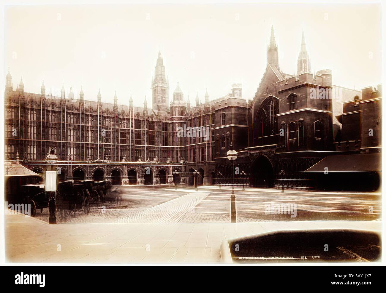 An expansive view of a grand historic building showcasing intricate ...