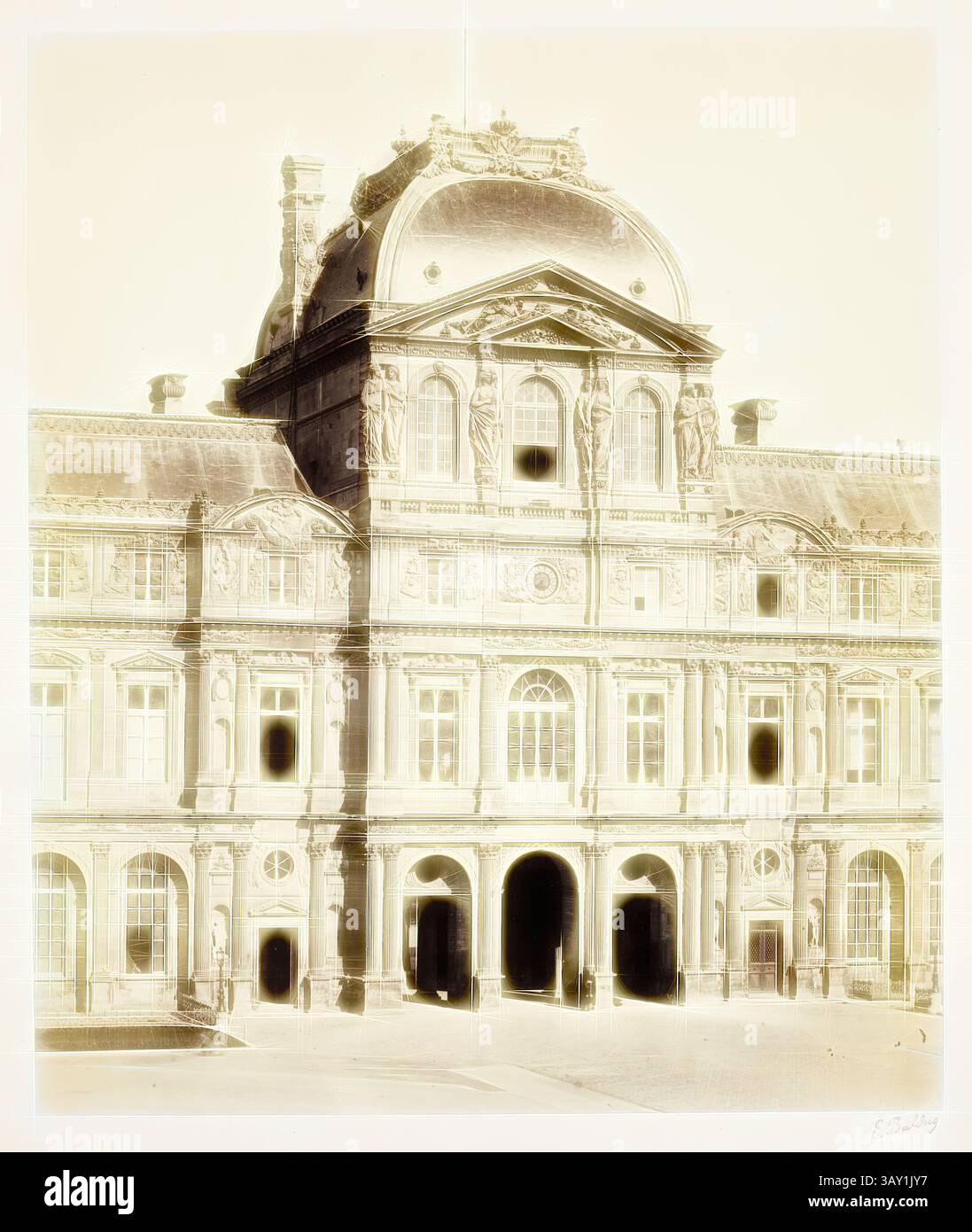 A grand historical building with elaborate architectural details ...
