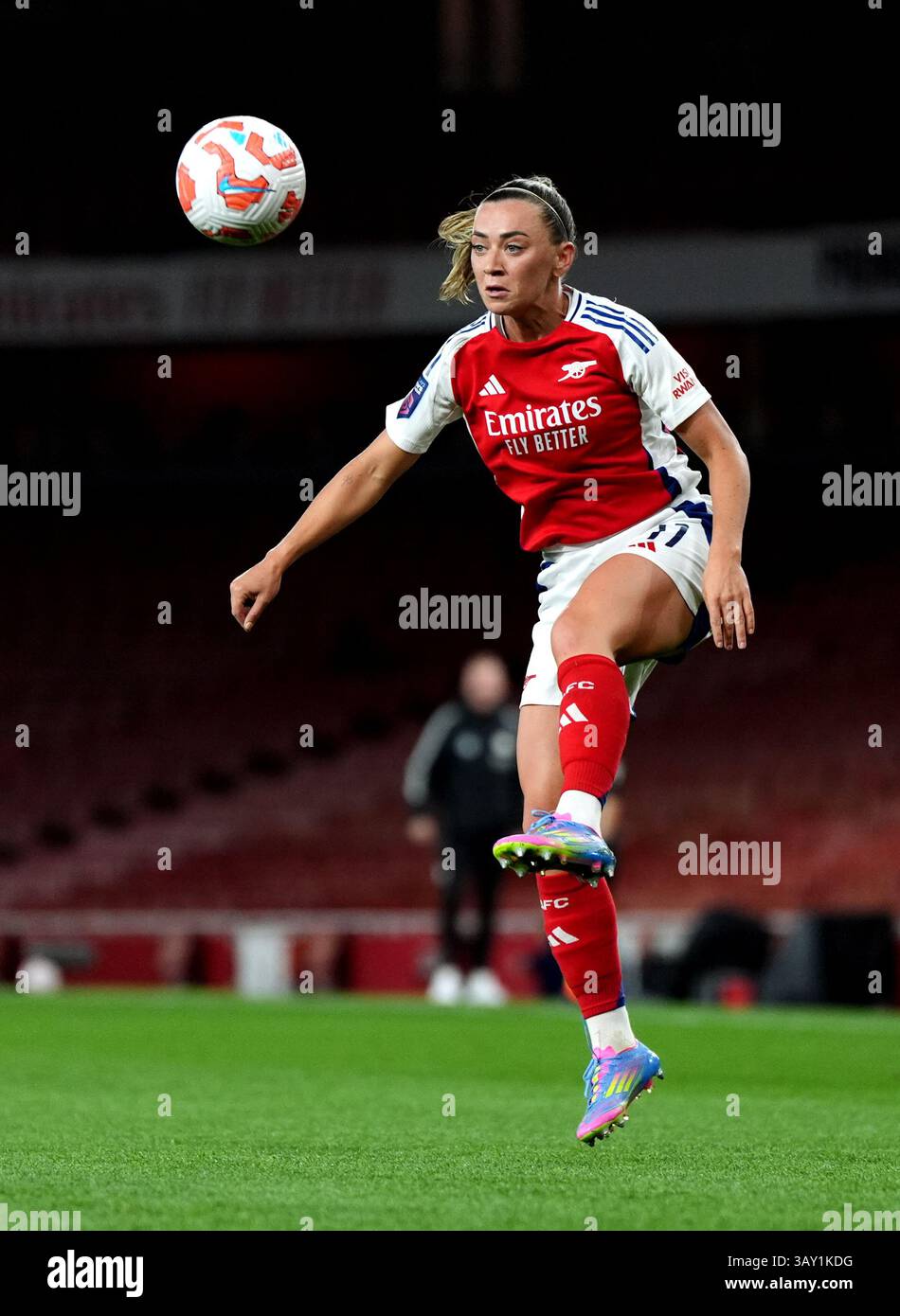 Arsenal's Katie McCabe during the Barclays Women's Super League match ...