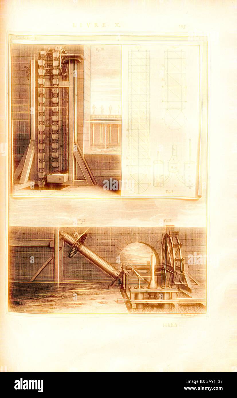 The image showcases detailed illustrations of mechanical devices ...