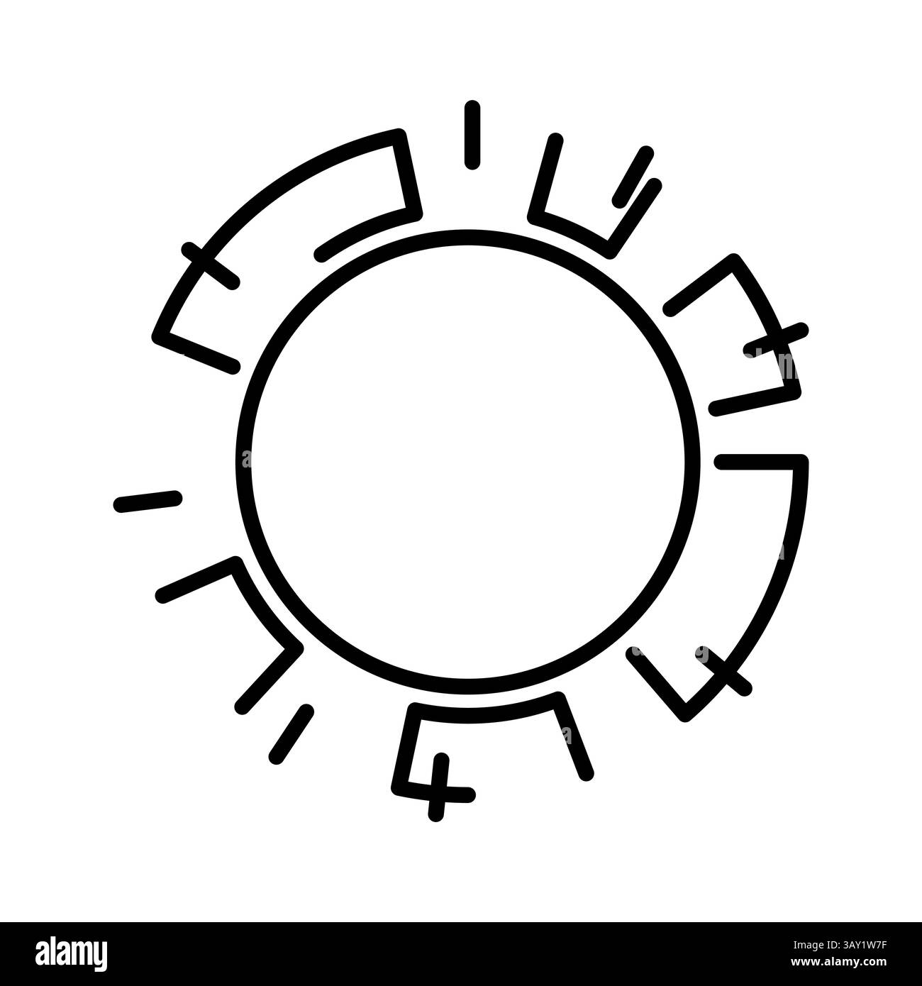 Fire climate illustration Black and White Stock Photos & Images - Alamy