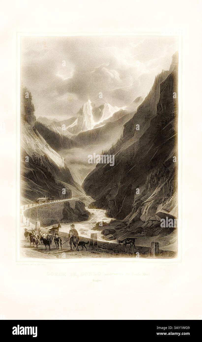 Ponte alto gorge de gondo hi-res stock photography and images - Alamy