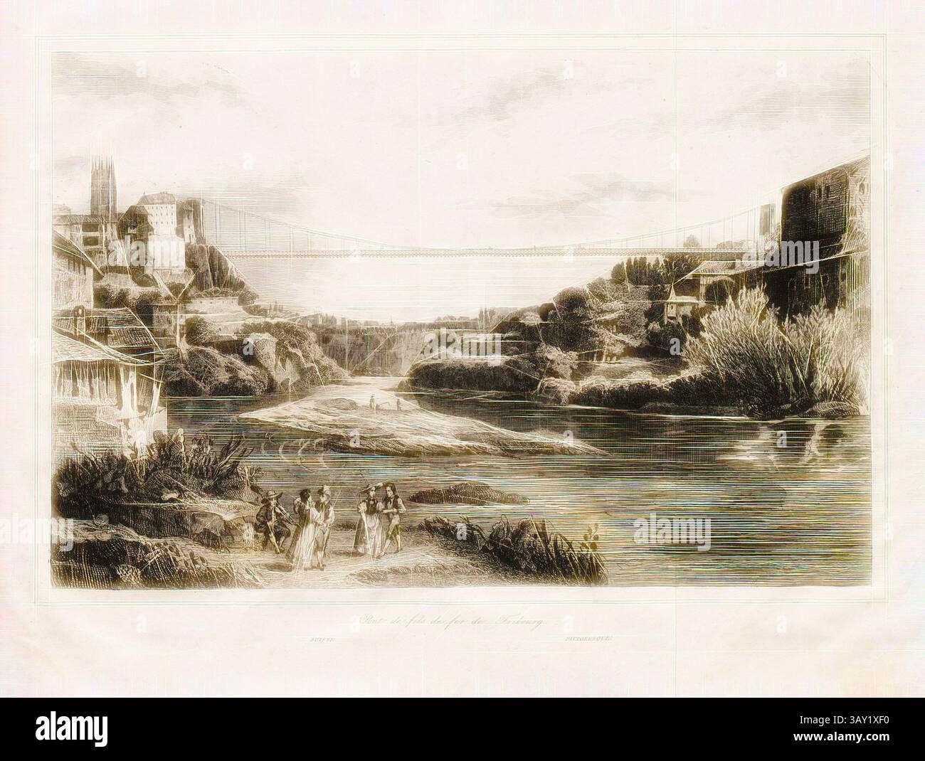 Winding waterway flanked hi-res stock photography and images - Alamy