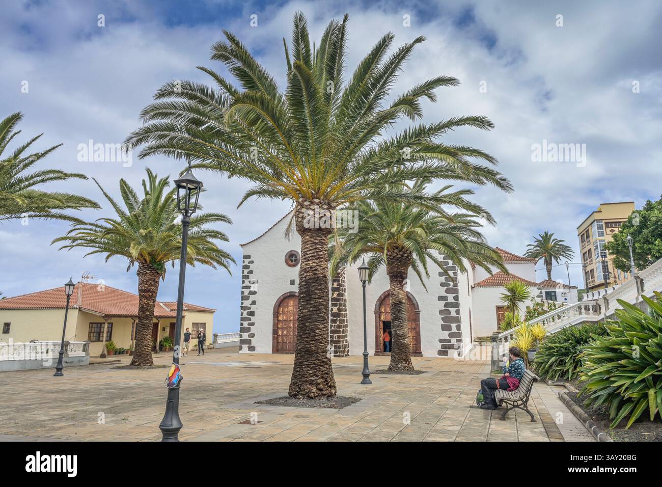 Kirche, Iglesia Nuestra Senora de La Luz, Garafia, La Palma, Spanien ...