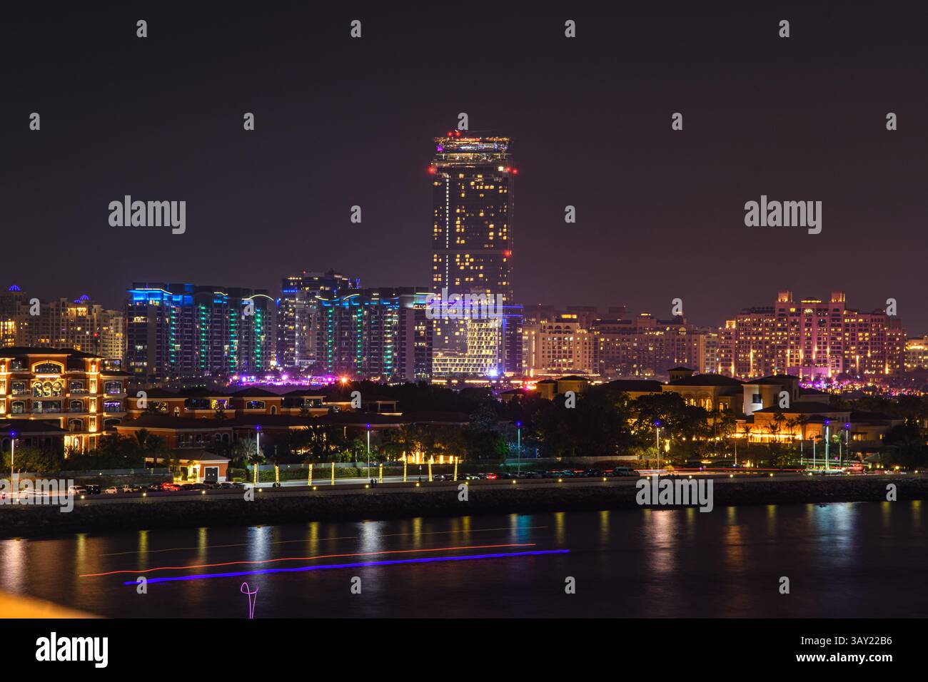 Welcome dubai uae skyline hi-res stock photography and images - Alamy