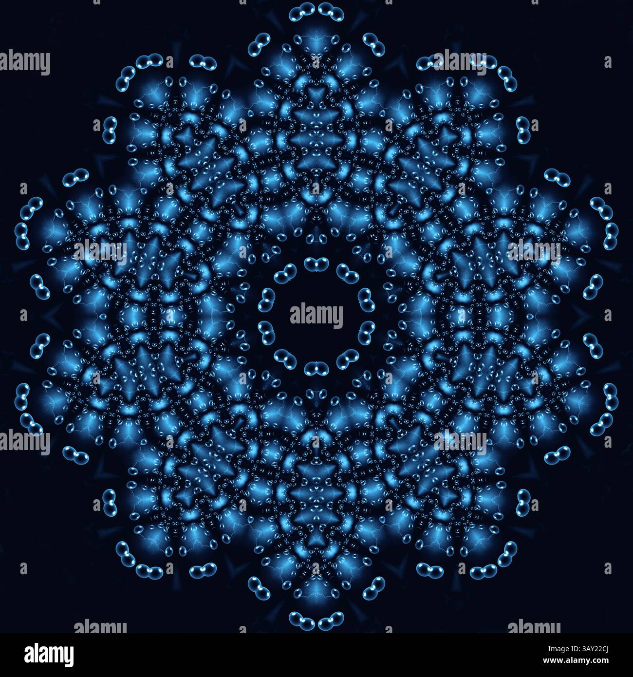Abstract background with transparent bubbles pattern Stock Photo - Alamy