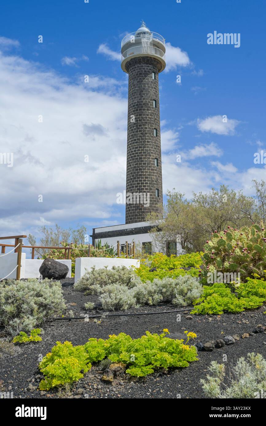 Faro Punta Cumplida, Leuchtturm von Barlovento, La Palma, Spanien ...