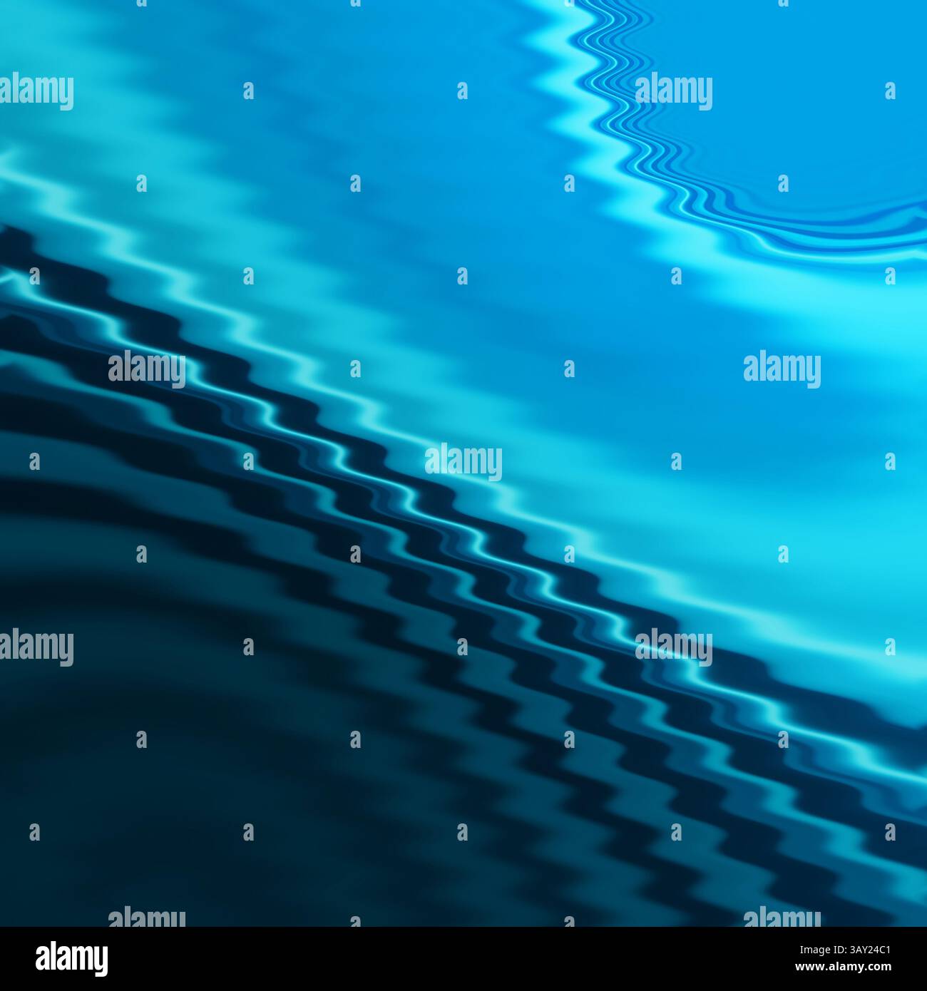 Abstract blue wavy background Stock Photo - Alamy