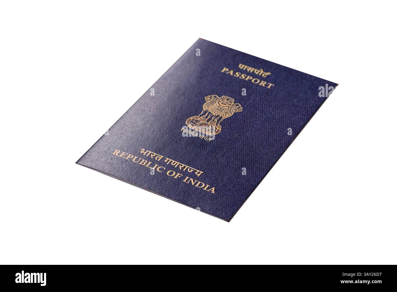 Indian passport for travelling, flying and doing business. India ...