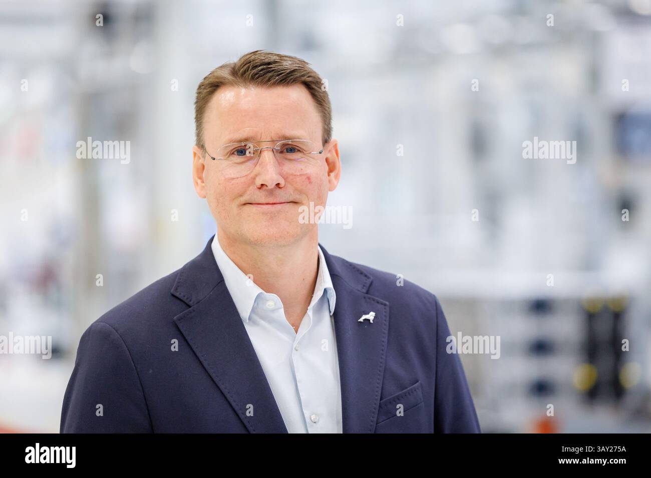11 April 2025, Bavaria, Nuremberg: Alexander Vlaskamp, CEO of MAN Truck ...