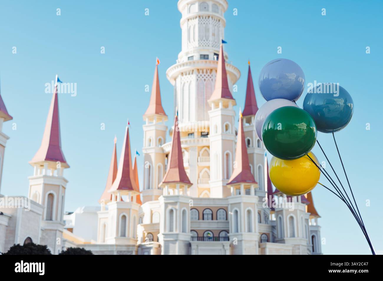 Belek, Antalya, Turkiye - March 12, 2025. The Land of Legends theme ...