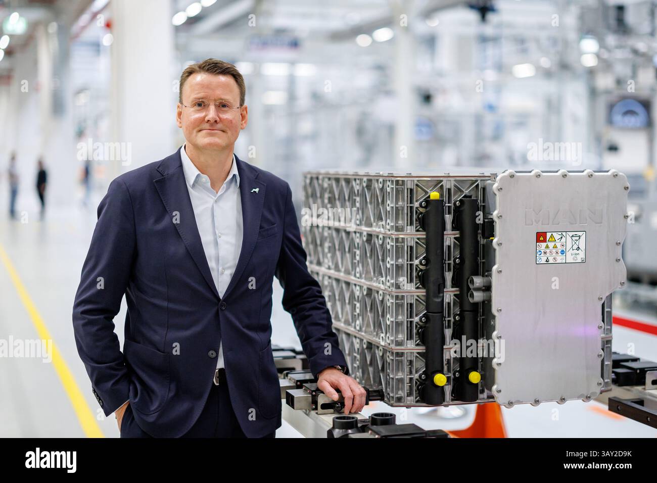 Nuremberg, Germany. 11th Apr, 2025. Alexander Vlaskamp, CEO of MAN ...
