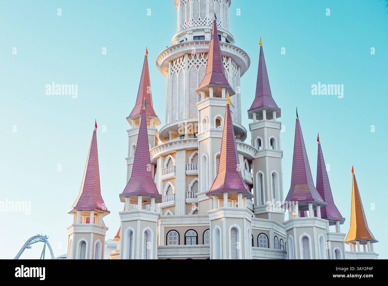 Belek, Antalya, Turkiye - March 12, 2025. The Land of Legends theme ...